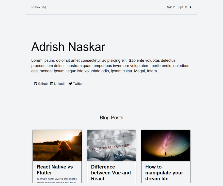Adrish Naskar | Web Developer